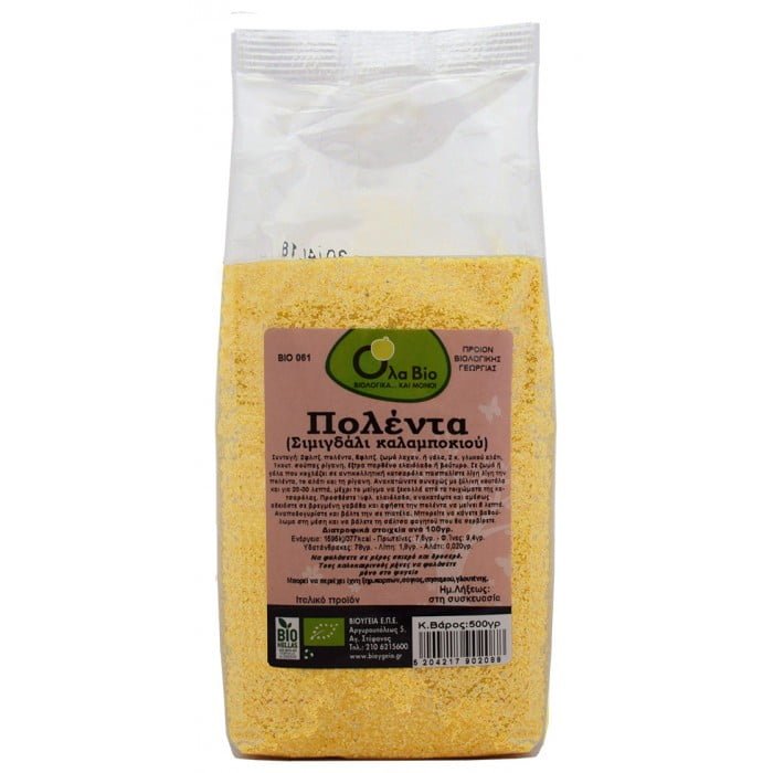 ΠΟΛΕΝΤΑ (ΣΙΜΙΓΔΑΛΙ ΚΑΛΑΜΠΟΚΙΟΥ) ΒΙΟ 500gr - House of Deli